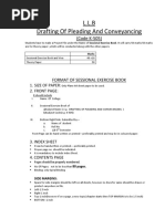 Drafting of Pleading and Conveyancing (Practical File) | PDF | Pleading | Lawsuit