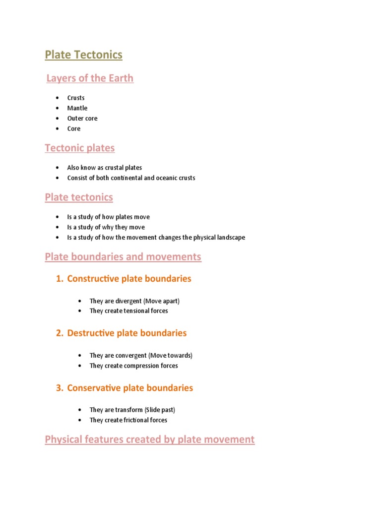 Understanding Plate Tectonics and Earthquakes | PDF | Volcano | Tectonics