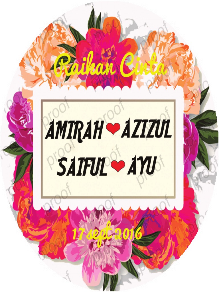 Raikan Cinta: Saiful Ayu | PDF
