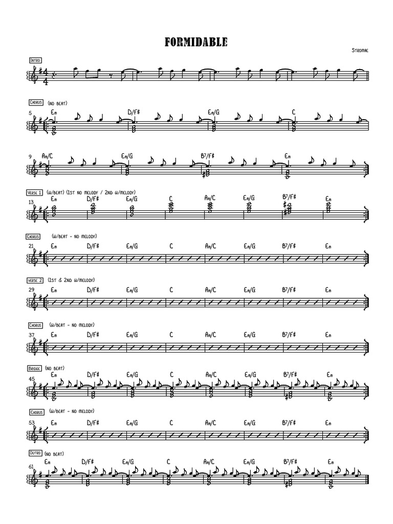 Stromae - Formidable | PDF