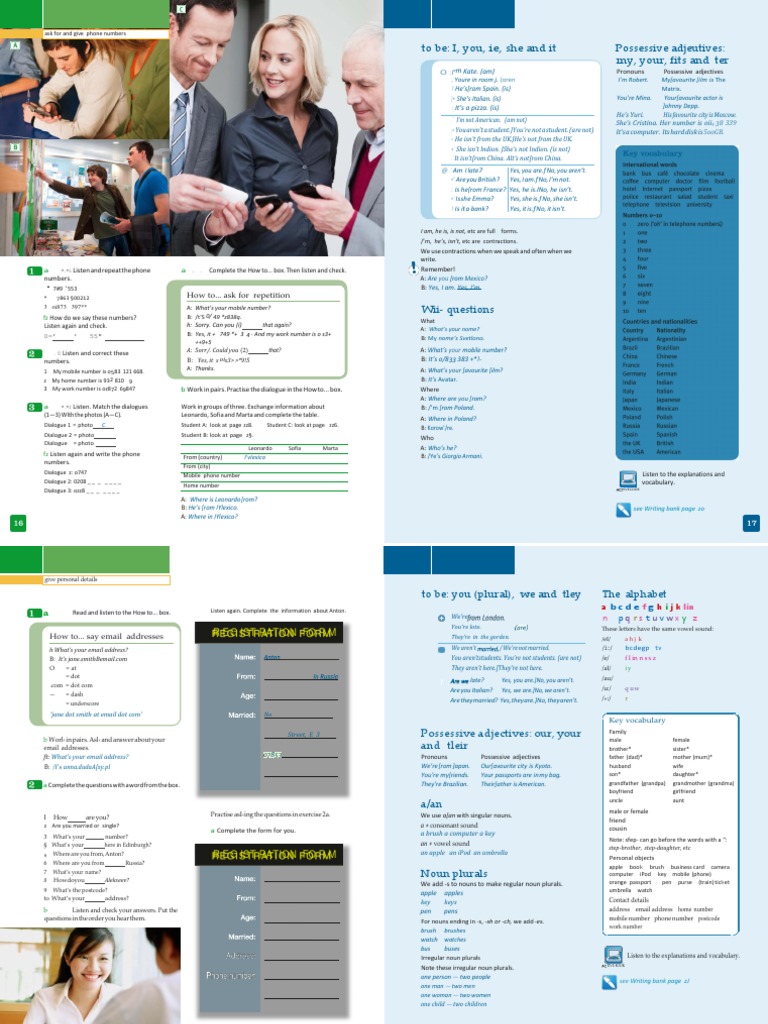 New Total English Starter Students Book PDF | PDF | Plural | Morphology