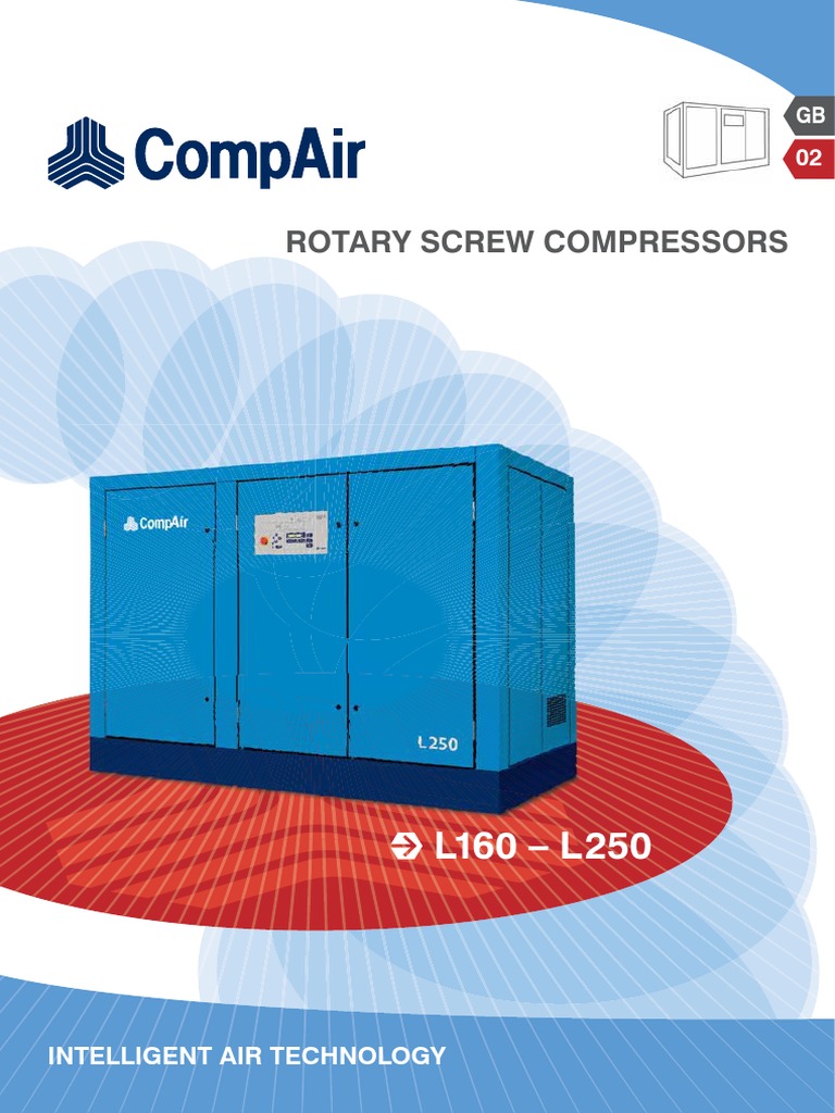 CompAir L160-L250 PDF | PDF | Gas Compressor | Mechanical Engineering