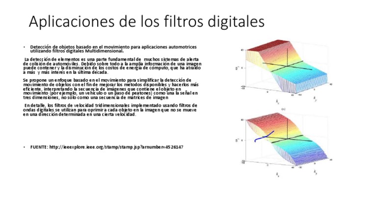 Aplicaciones de Los Filtros Digitales en vehiculos