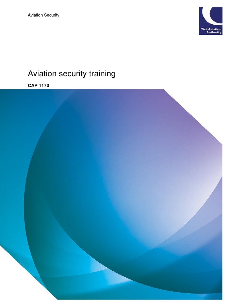 Aviation security training certification | PDF | Airport Security ...