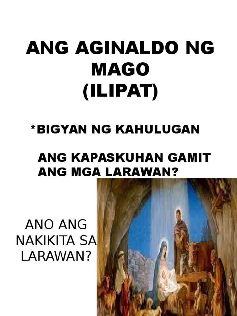 Powerpoint Ang Aginaldo NG Mga Mago | PDF