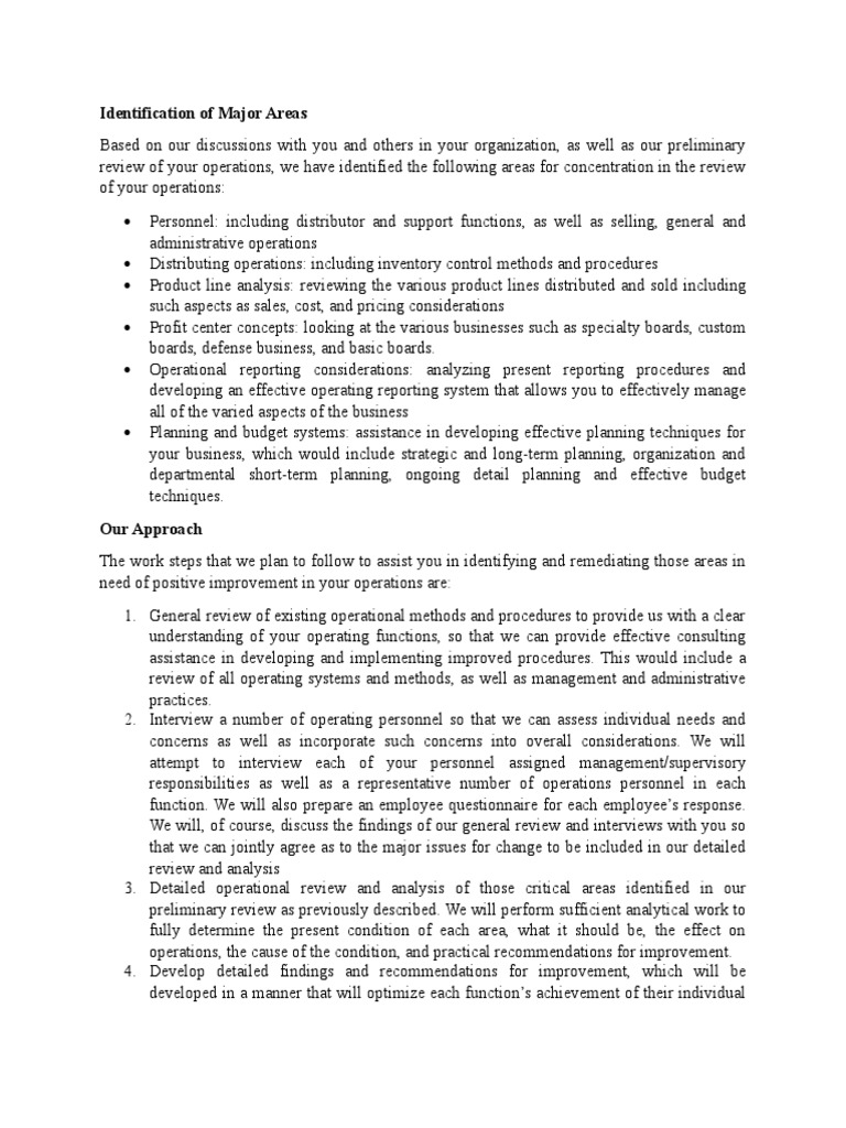 Operational Improvement Guide | PDF | Sales | Inventory