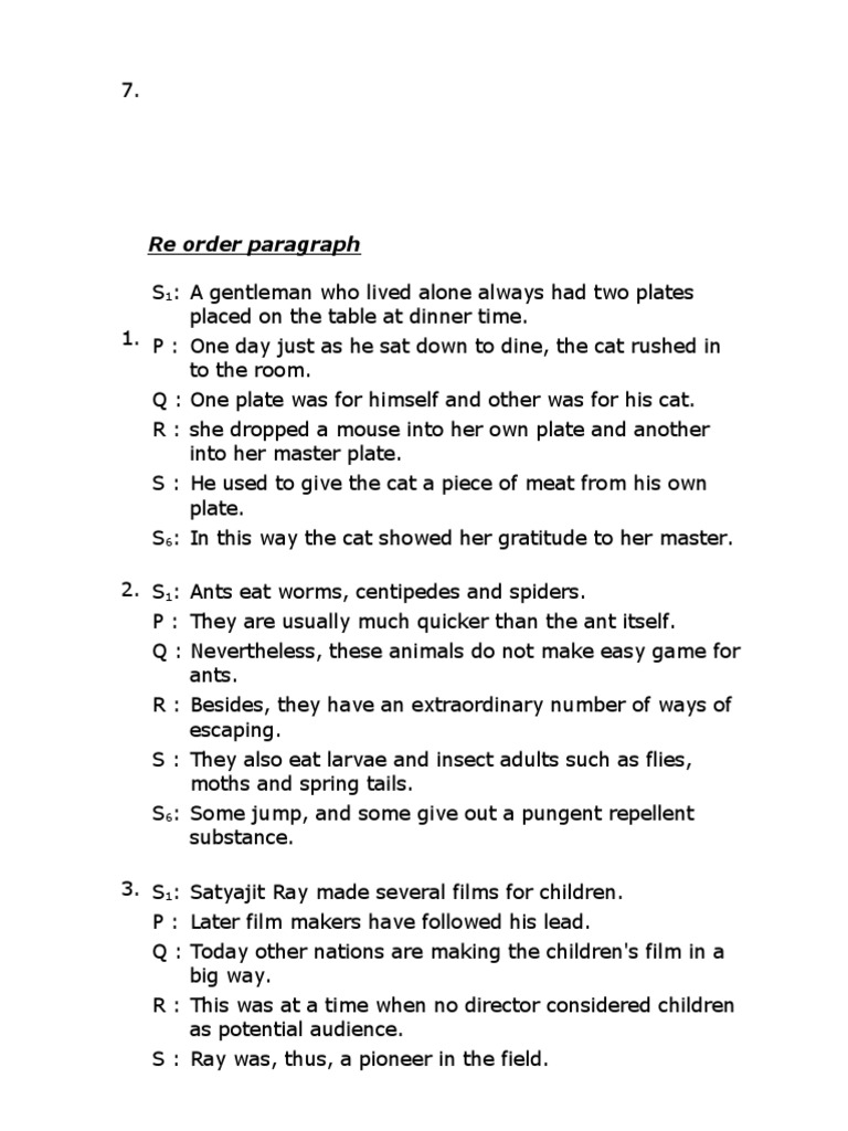 Re Order Paragraph | PDF | Jawaharlal Nehru | Reason