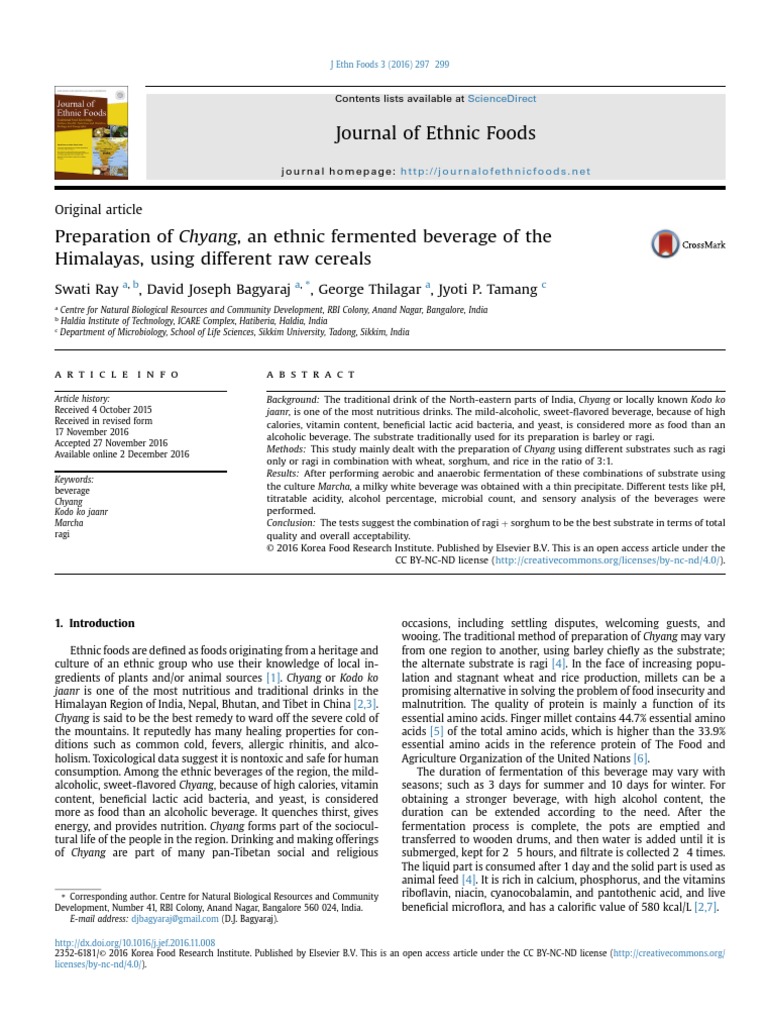 Preparing of Chyang | PDF | Drink | Fermentation
