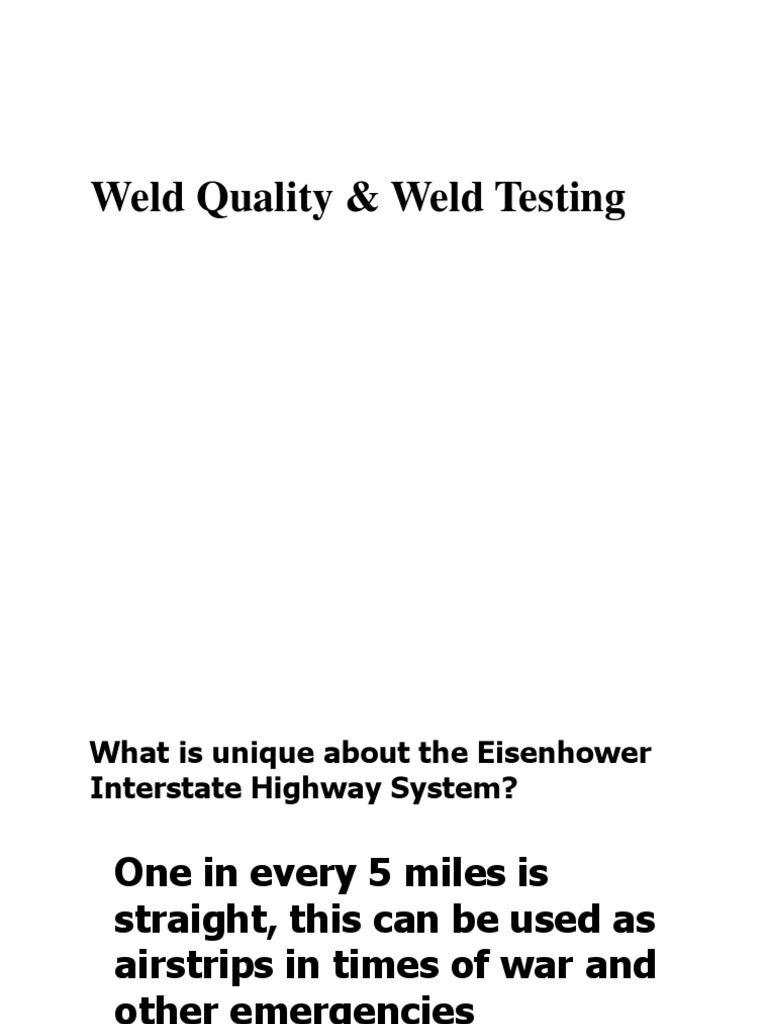 8 Weld Quality & Weld Testing | PDF | Welding | Construction