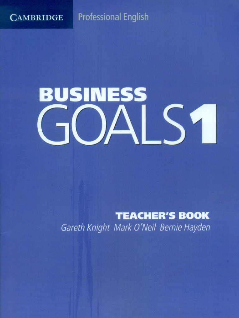 Business Goals 1 - TB | PDF