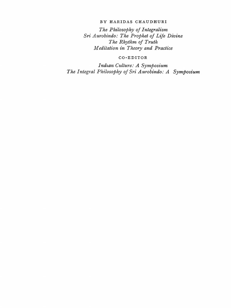 Integral Yoga | PDF