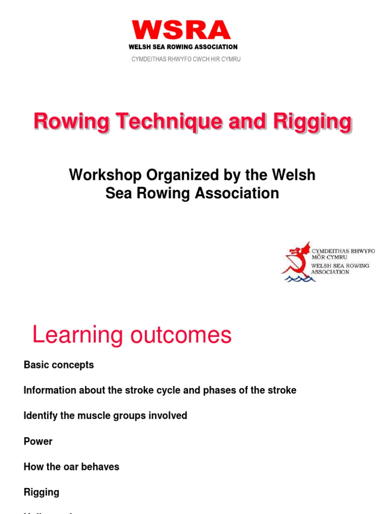 Rowing Technique & Rigging Guide | PDF | Rowing | Rowing (Sport)
