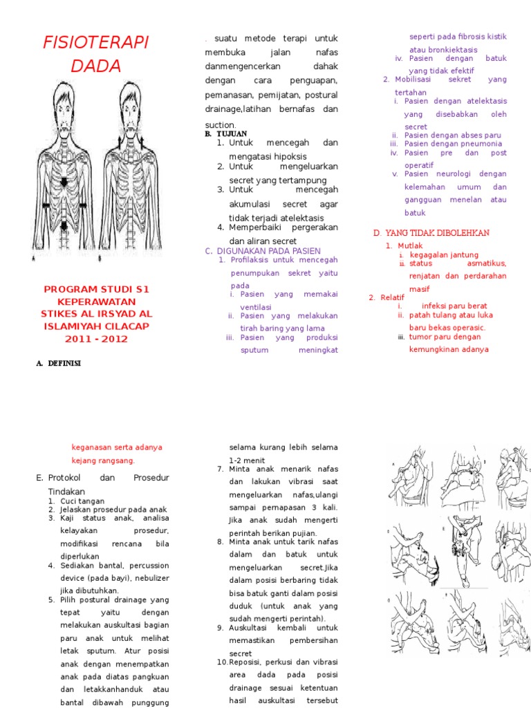 LEAFLET Fisioterapi Dada | PDF