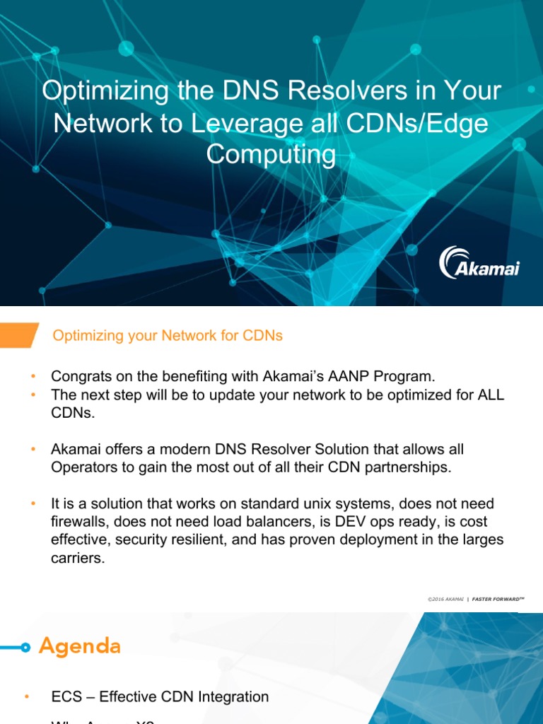 Optimizing The DNS Resolvers in Your Network To Leverage All CDNs:Edge Computing | PDF | Domain ...