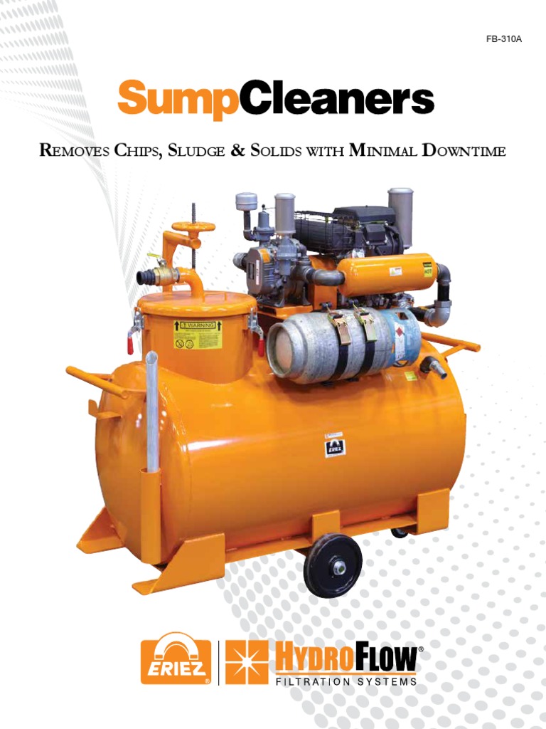 Sump Cleaners Brochure | PDF | Vacuum Cleaner | Gallon