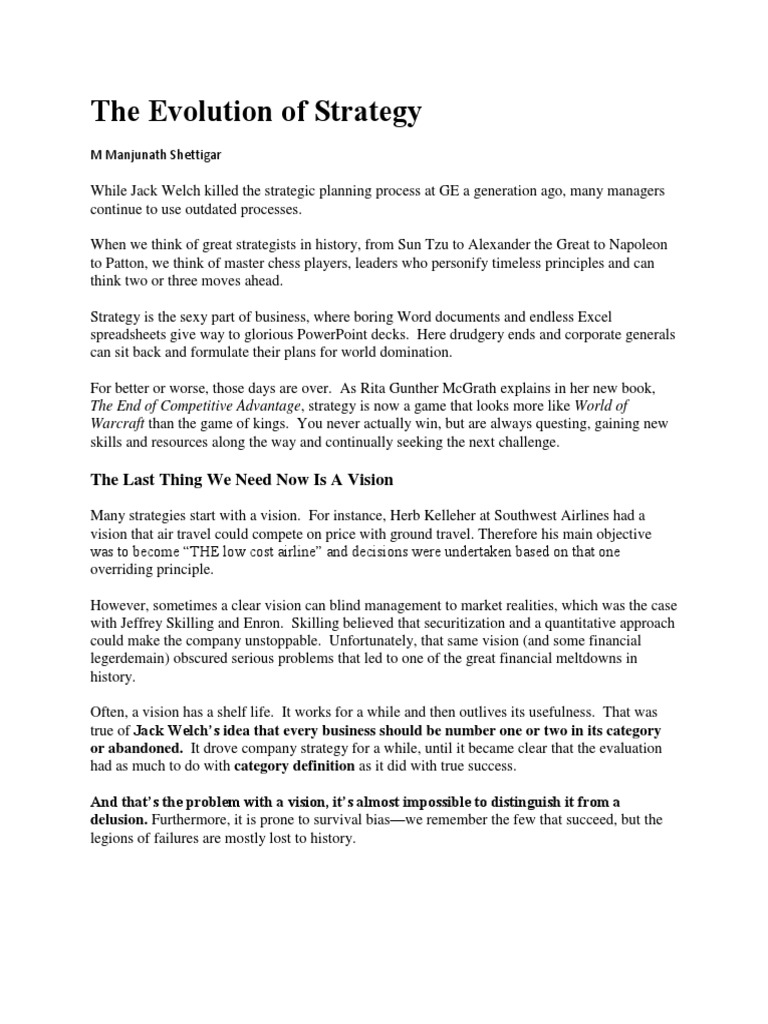 The Evolution of Strategy: From Vision-Based Planning to Emergent and ...