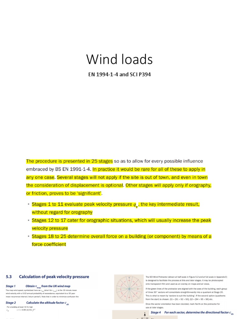 Wind Load Calc As Per Eurocode | PDF | Computers | Technology & Engineering