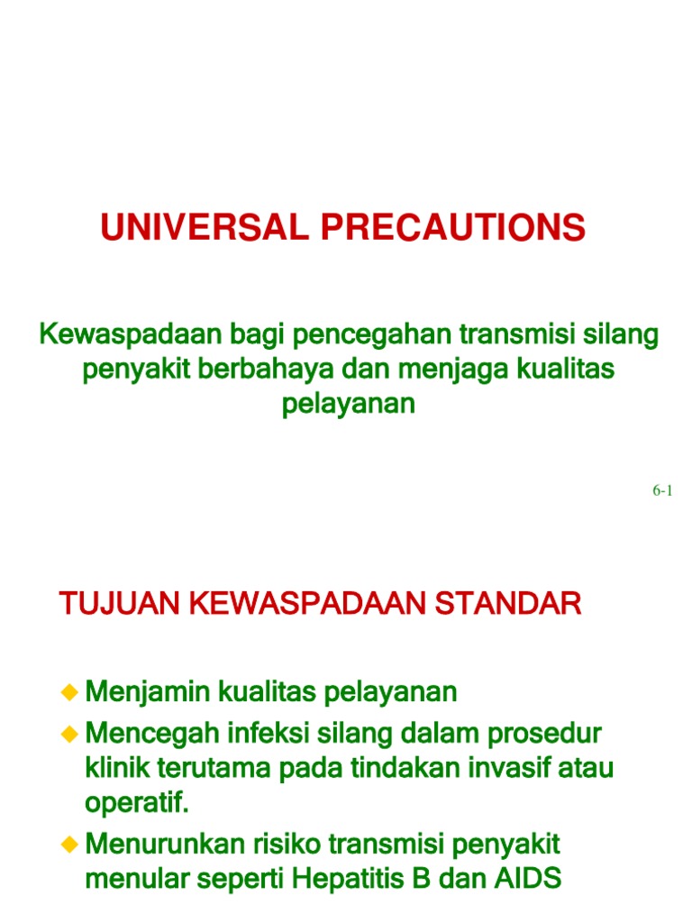 Standard Precaution | PDF