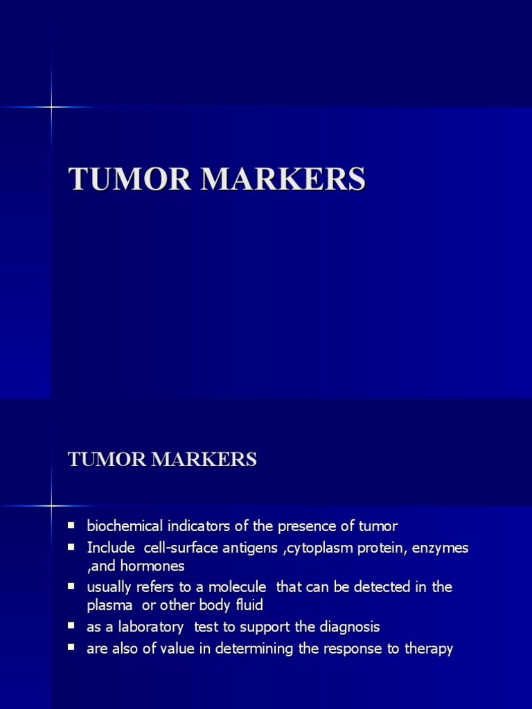 Tumor Markers | PDF | Cancer | Neoplasms