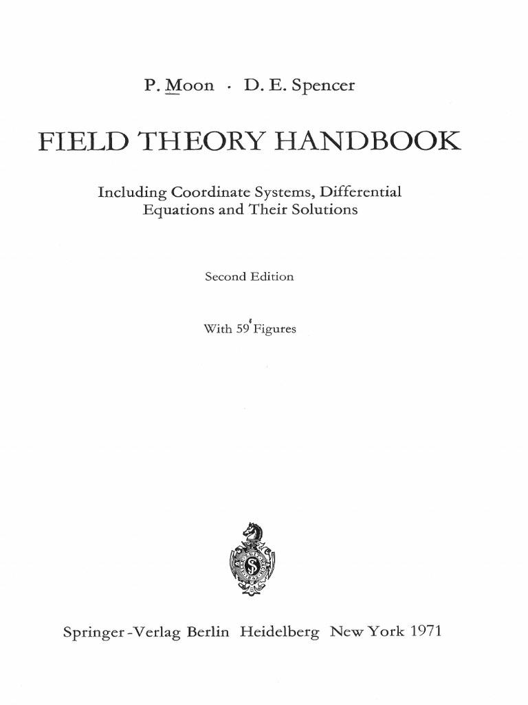 Field Theory Handbook Overview | PDF