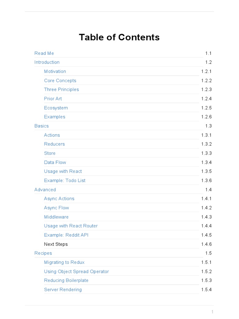 Redux Documentation 2016-12-06 | PDF | Java Script | Application Programming Interface