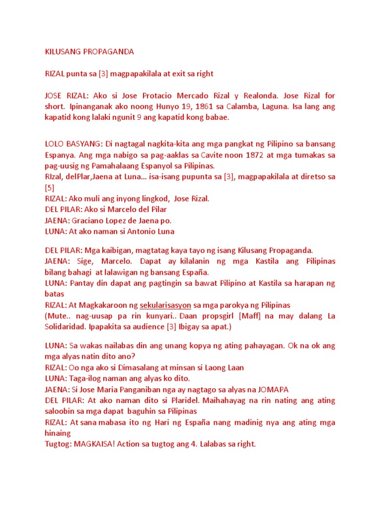Kilusang Propaganda | PDF