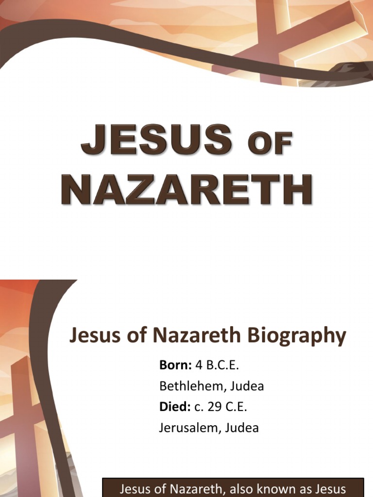 Jesus of Nazareth | PDF | Resurrection Of Jesus | Jesus