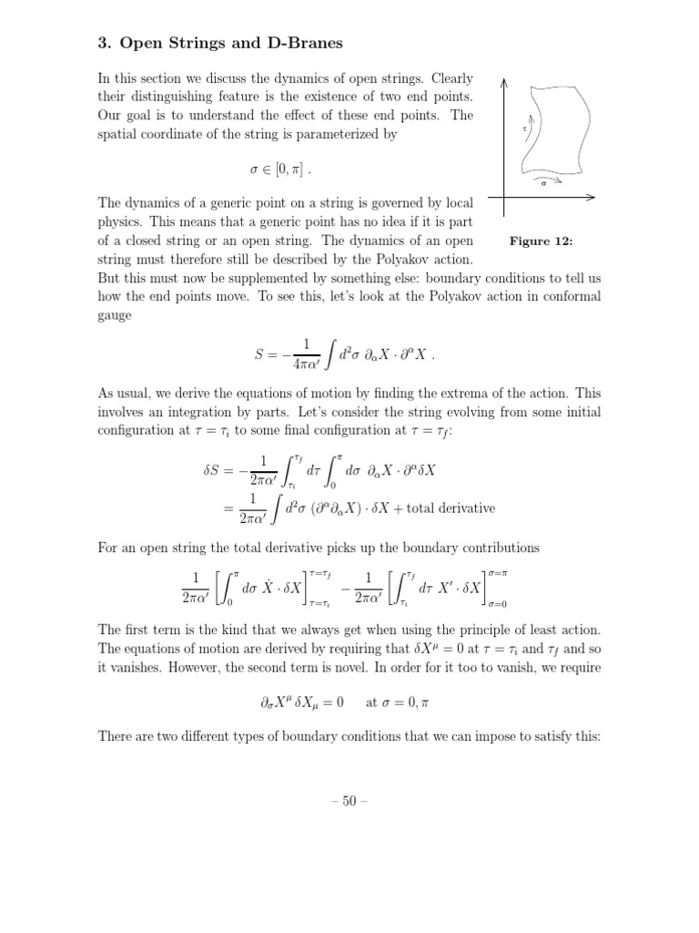 Open Strings and D-Branes | PDF | String Theory | Geometry