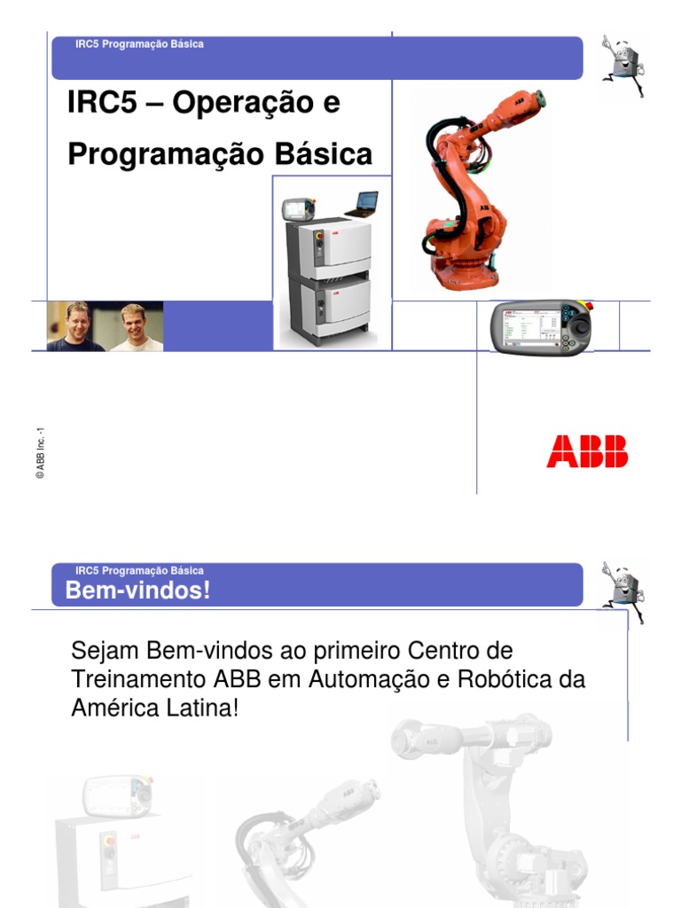 Treinamento IRC5 ABB PDF | PDF | Robô | Robótica
