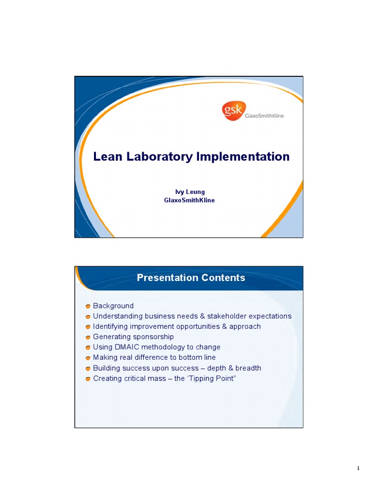 Lean Laboratory Implementation - Ivy Leung PDF | PDF | Laboratories ...