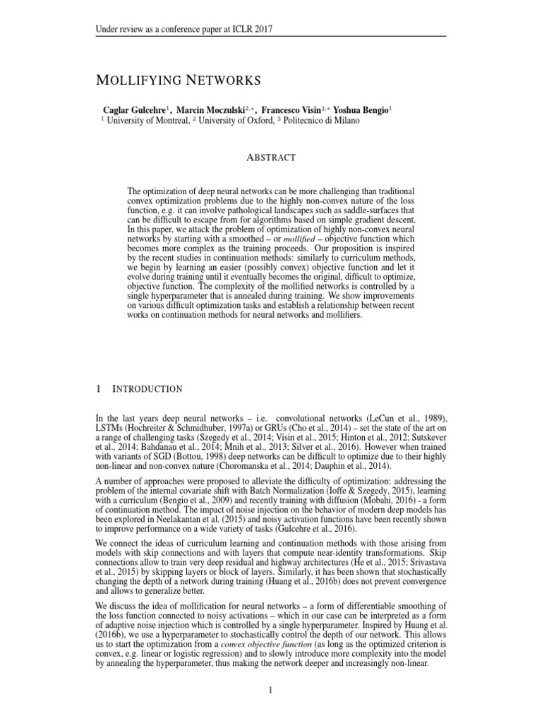 Ollifying Etworks | PDF | Mathematical Optimization | Artificial Neural Network