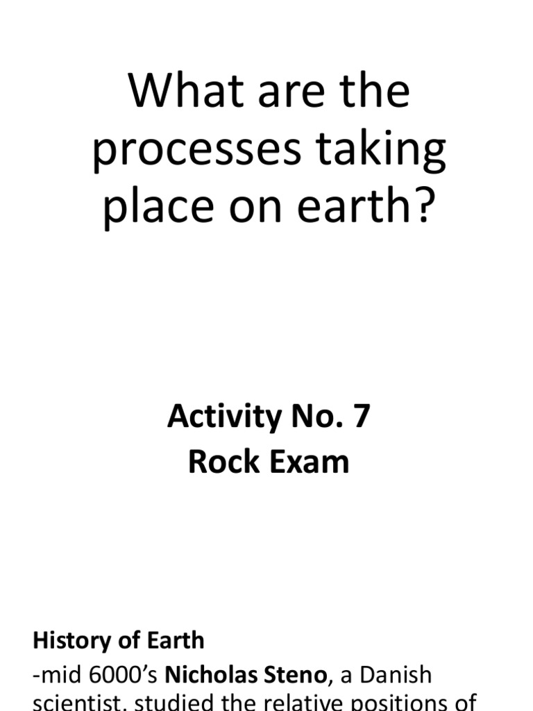 Principle of Stratigraphy | PDF