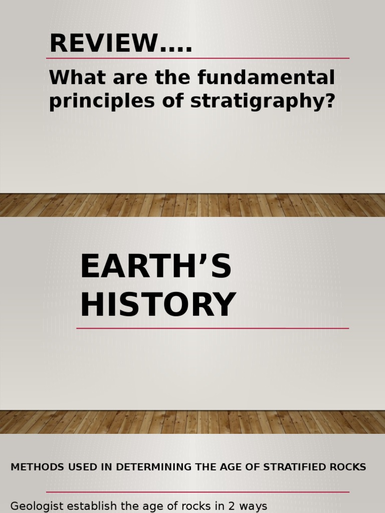Earth's History | PDF | Geologic Time Scale | Stratigraphy