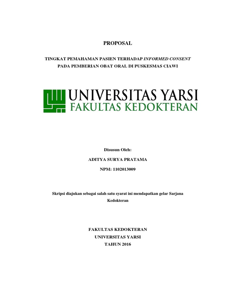 Proposal Judul Skripsi | PDF