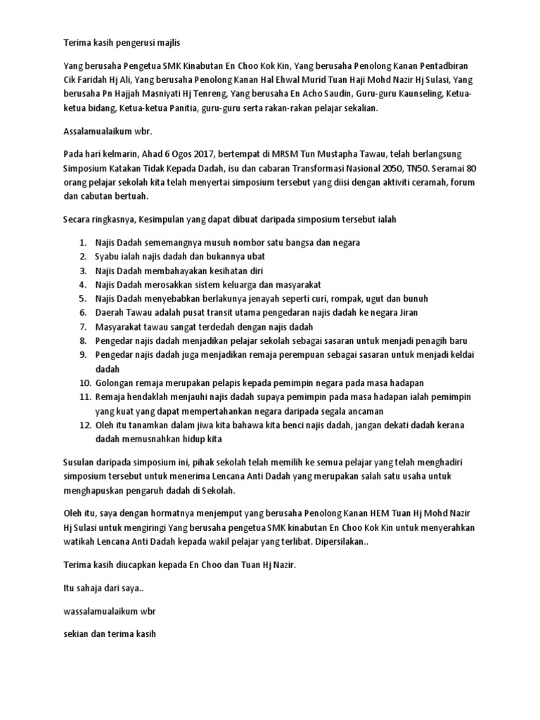 Laporan Simposium | PDF