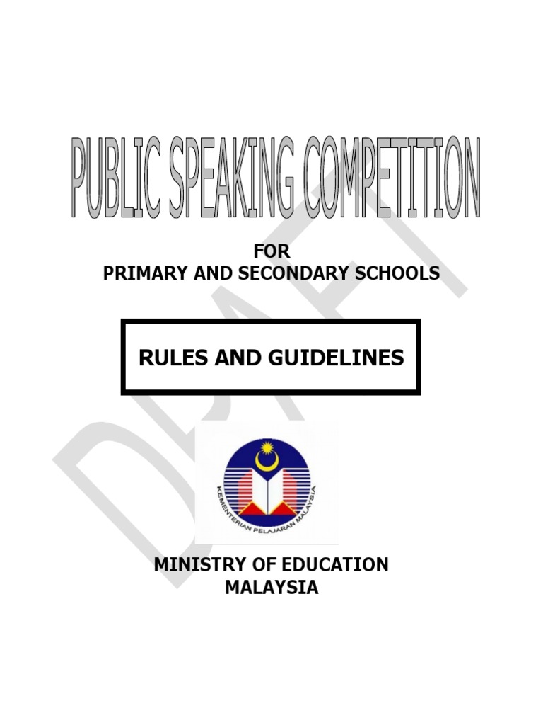 Public Speaking Rules | PDF | Public Speaking | Epistemology