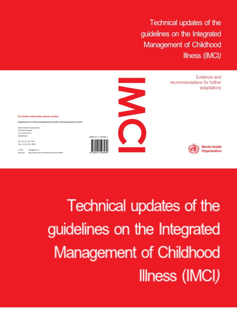 Imci Technical Updates | PDF | Pneumonia | Clinical Trial