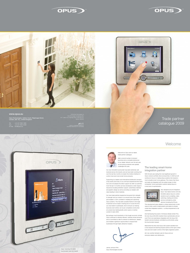 OPUSTrade Brochure | PDF | Touchscreen | Personal Computers