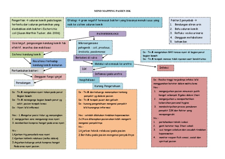 Mind Mapping Pasien Isk | PDF