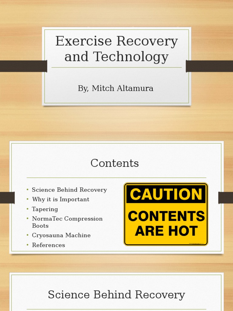 Contemp Issues - Recovery Powerpoint | PDF | Clinical Medicine | Medical Specialties