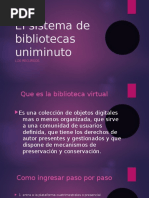 Tutorial Biblioteca Virtual UPANA | PDF