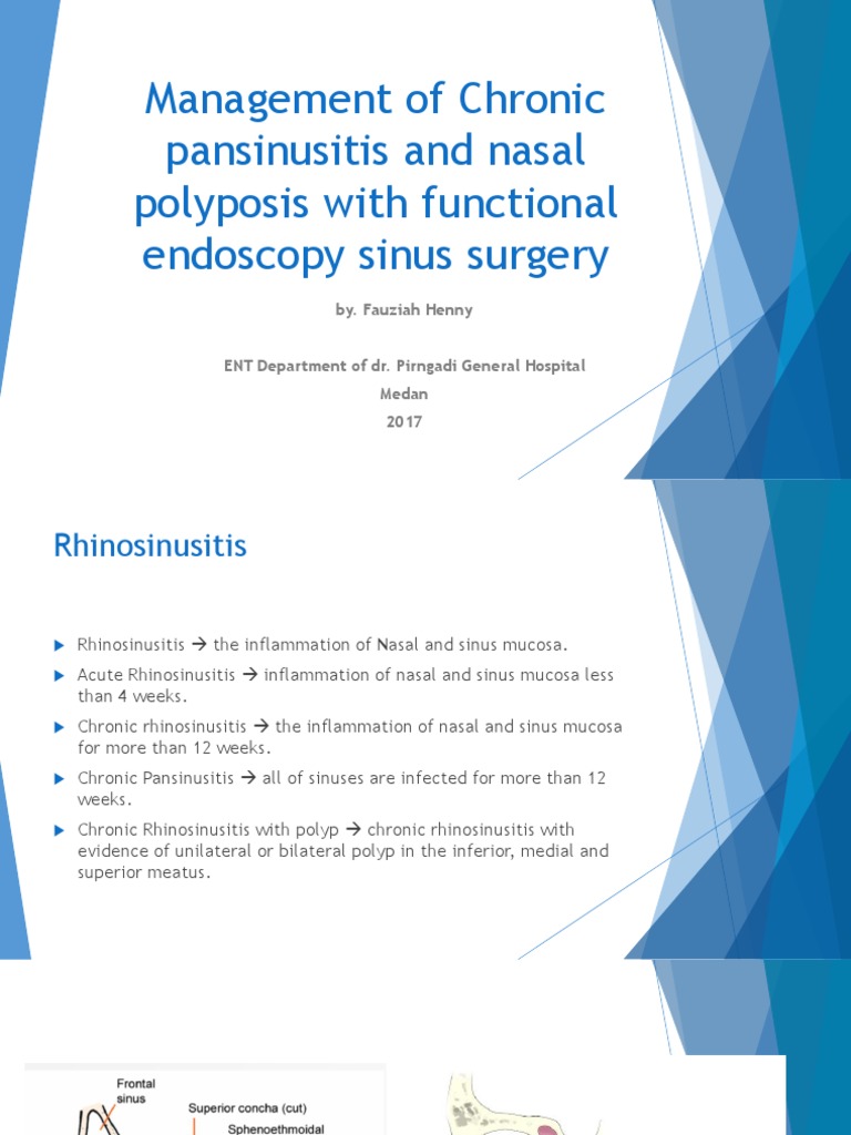 Management of Chronic Pansinusitis and Nasal Polypi With | Diseases And ...