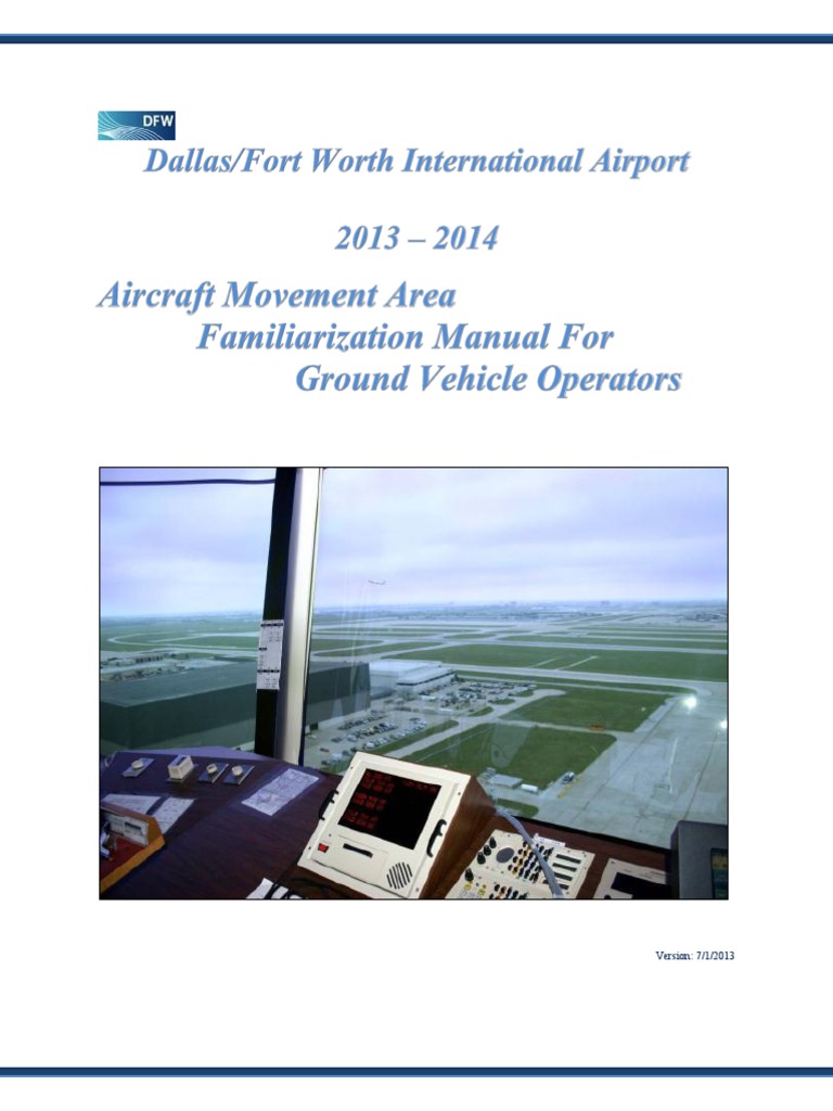 DFW Airport Ground Vehicle Operations | PDF | Foreign Object Damage ...