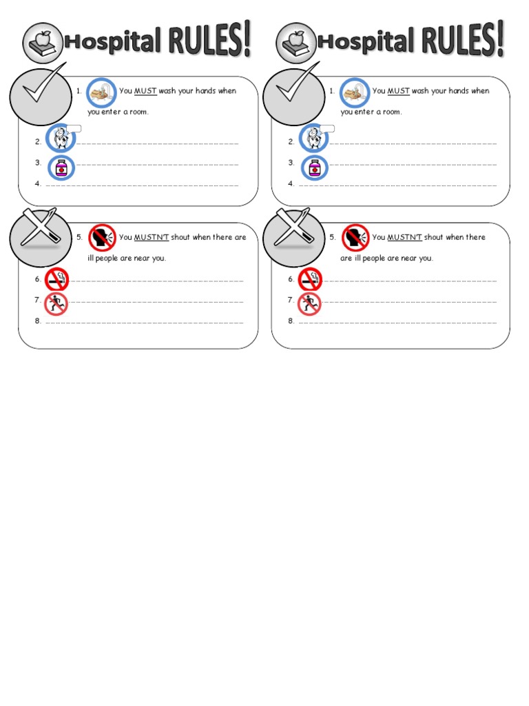 Hospital Rules | PDF