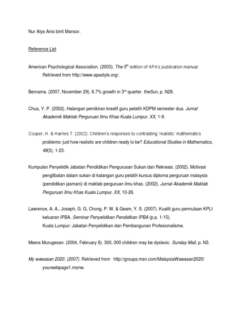 Edition of APA's Publication Manual | PDF