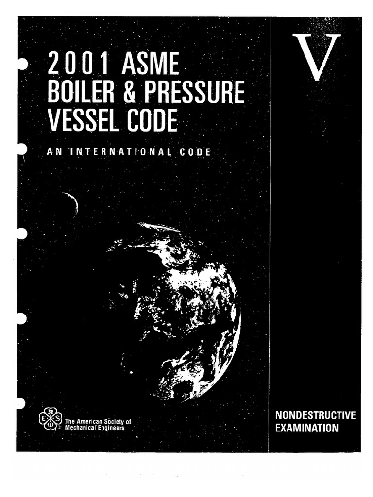 Asme Sec V - 2001 | PDF