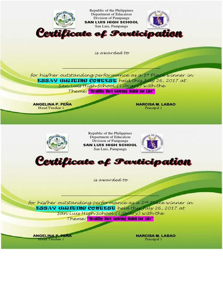 Essay Writing Certificate | PDF | Further Education