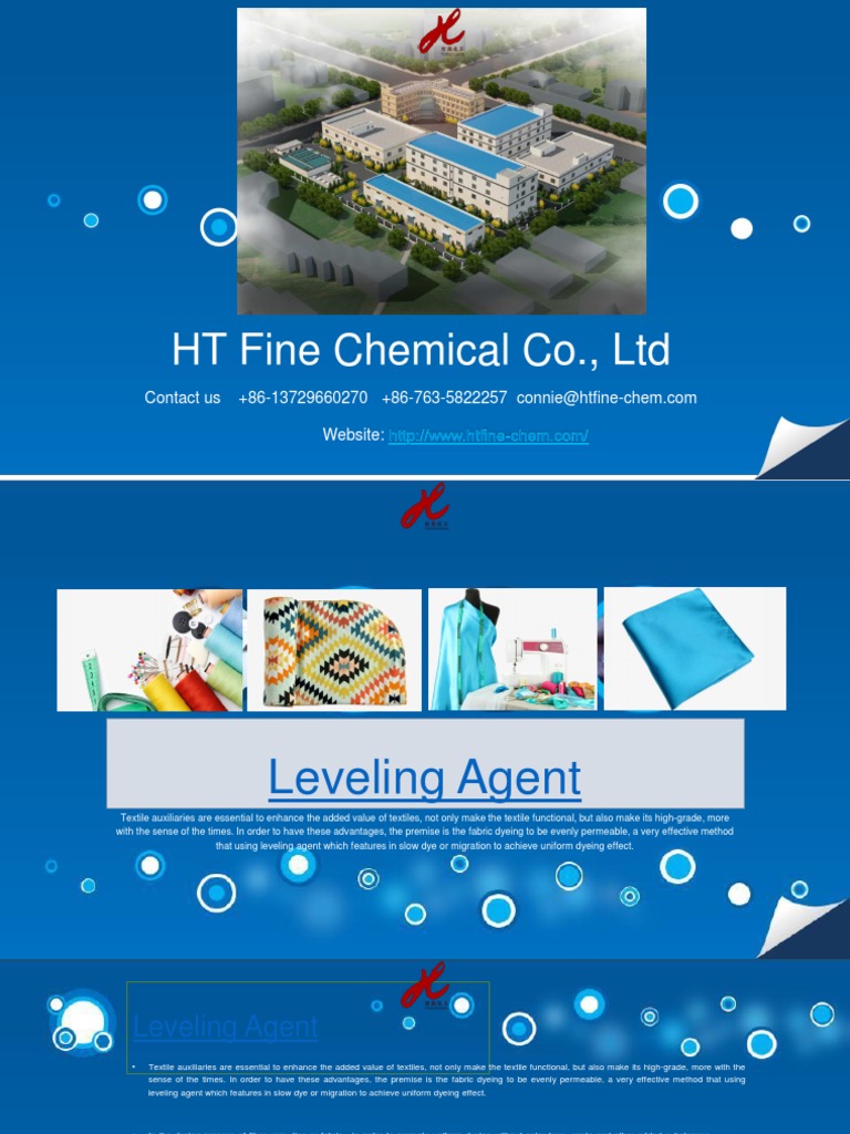 Leveling Agent | Download Free PDF | Dye | Dyeing