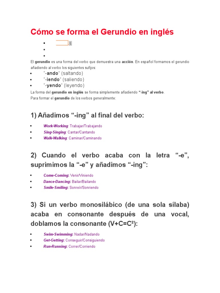 Reglas Gramaticales Del Gerundio En Ingles - Printable Templates Free Reglas Gramaticales Del Gerundio En Ingles - Printable Templates Free