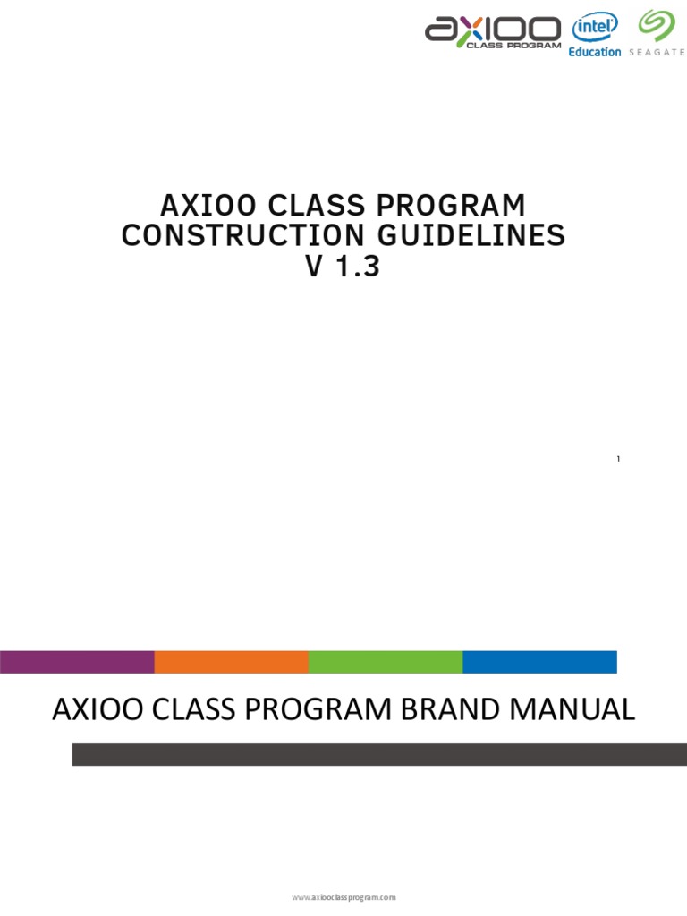 Axioo Class Program Construction Guidelines Full PDF | PDF